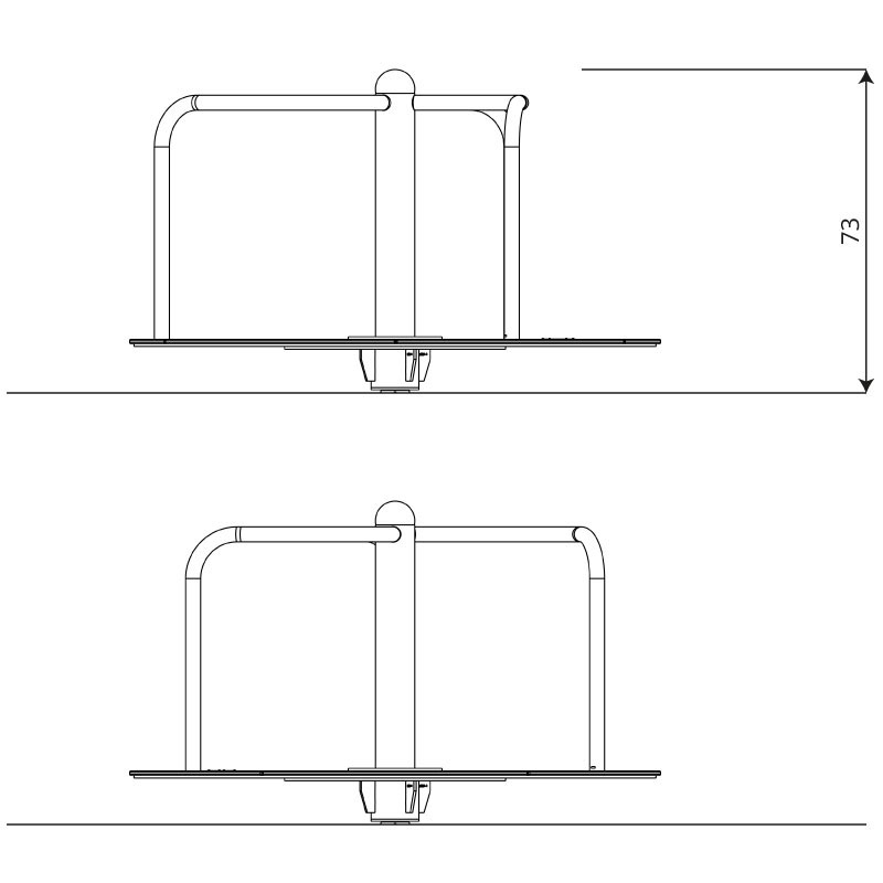 HOOP 0702-2 Karusell | Parkutstyr for offentlig bruk